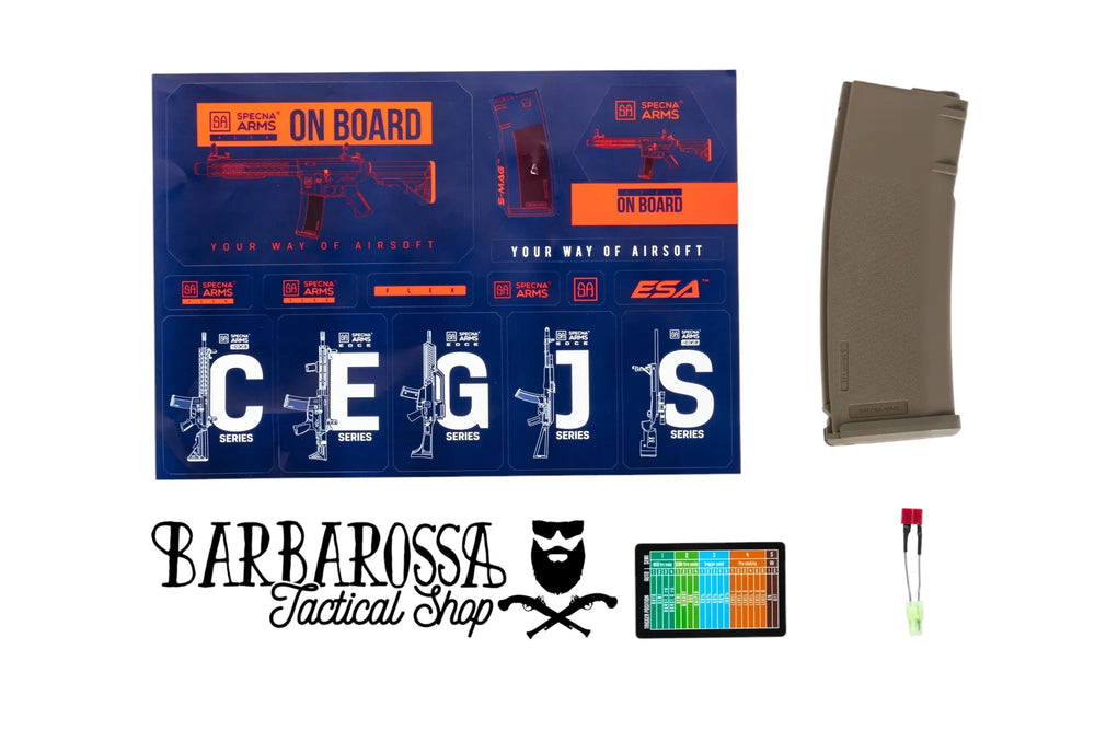 Specna Arms SA-F08 FLEX™ HAL™ ETU™ Gen. 2 - Half-Tan – Carabina Airsoft ...